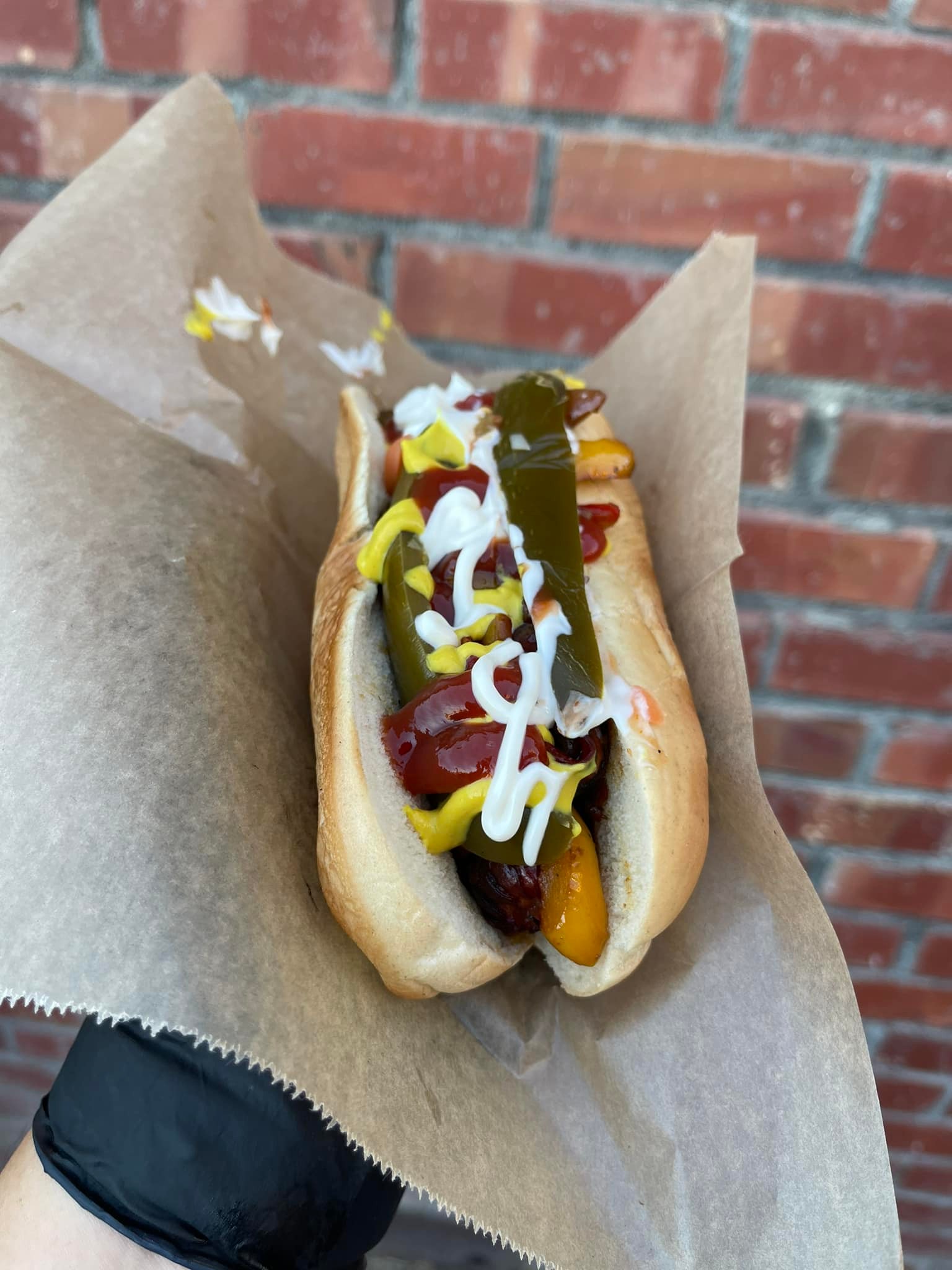 Grilled Bacon-Wrapped Street Dog – No Limit Cooking