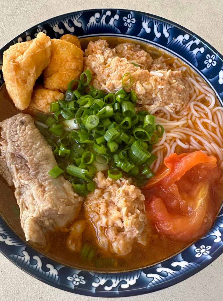 Bún Riêu, Vietnamese Crab Vermicelli Noodle Soup – No Limit Cooking